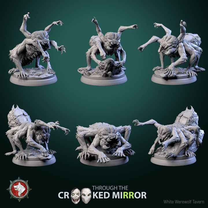 3D Printable 'Through the Crooked Mirror' December 2024 release 25 STL's miniatures pre ...